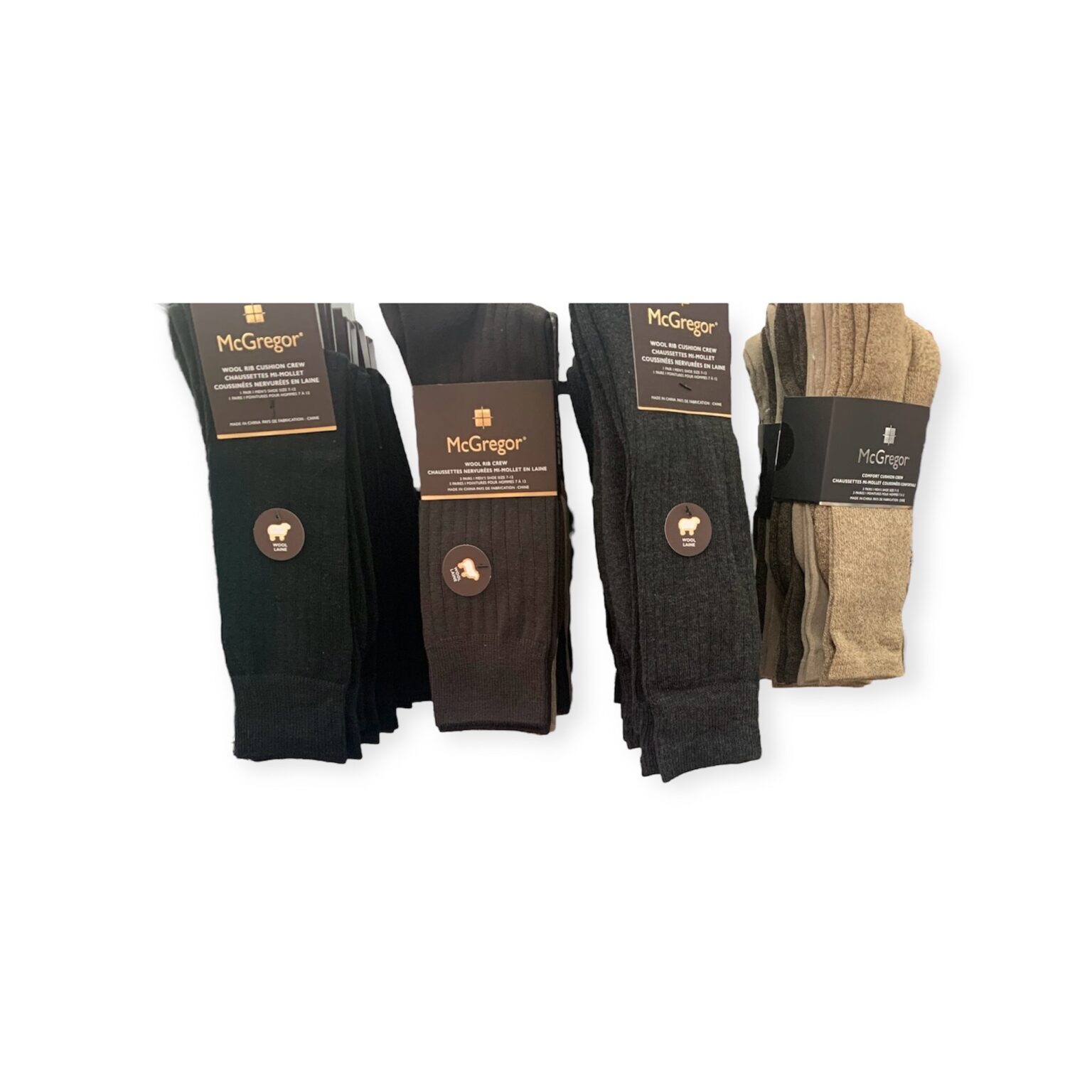 McGregor Socks Canada - Merino Wool & Cotton Crew Socks | Chafe & Sons Ltd